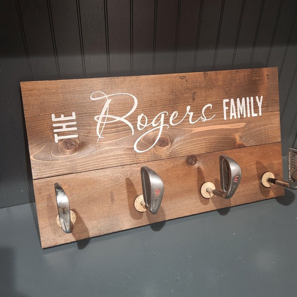 Golf Club Hat Rack - Etsy