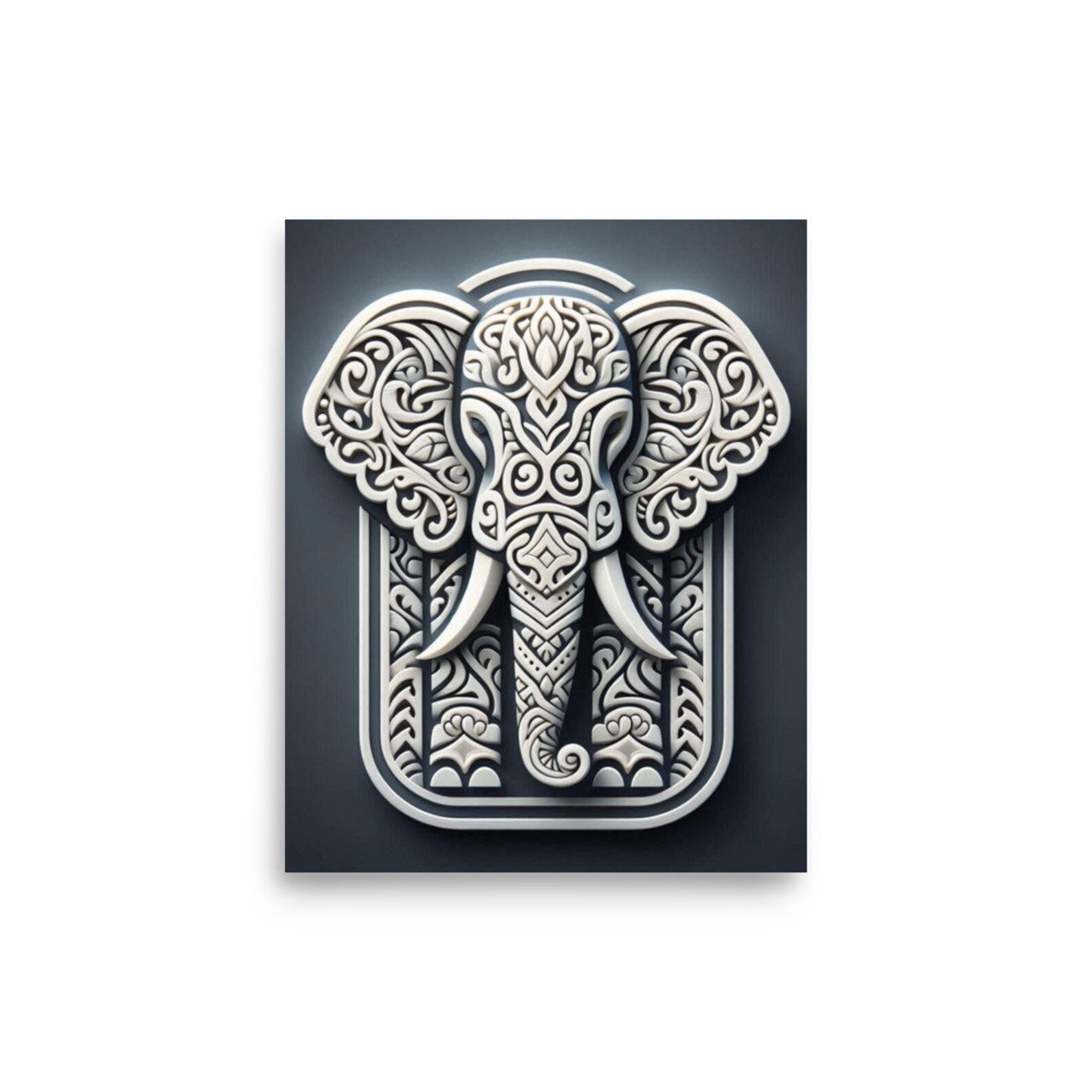 Whimsical Elephant Art Print - Perfect Decor for Any Room, Poster Gift ...