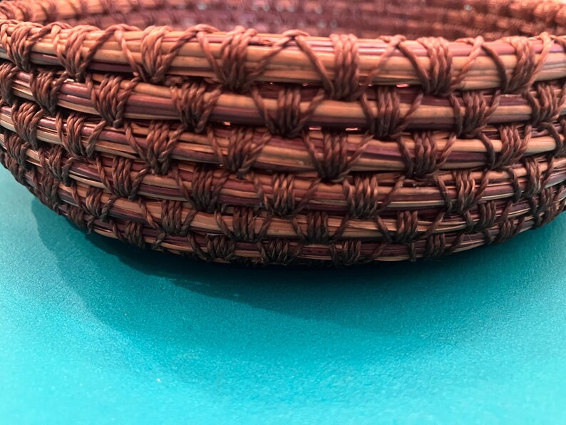 Scallop Shell Pine Needle Basket - Etsy