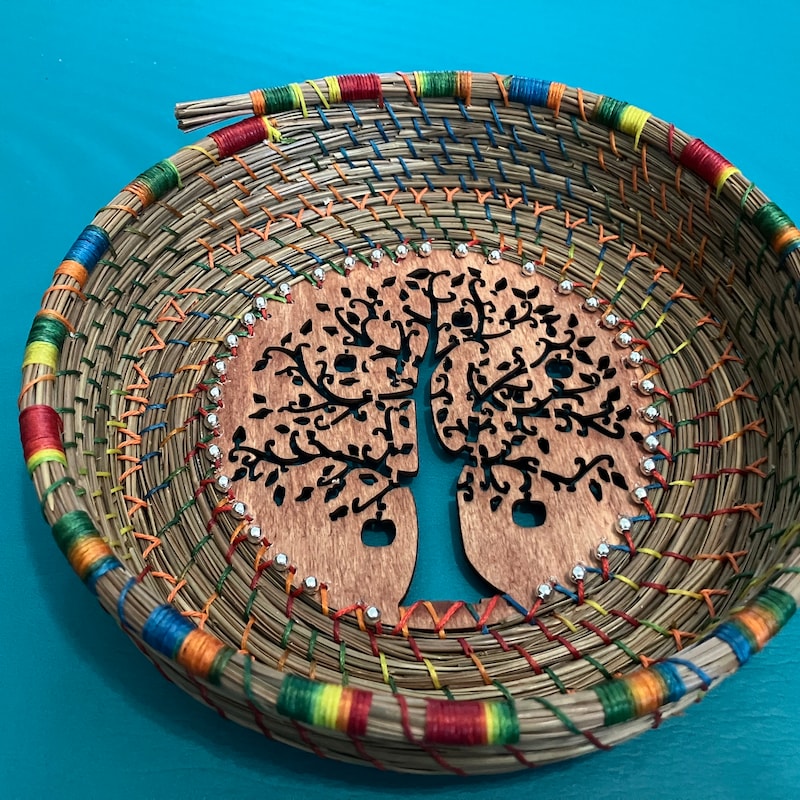 Pine Needle Basket - Etsy