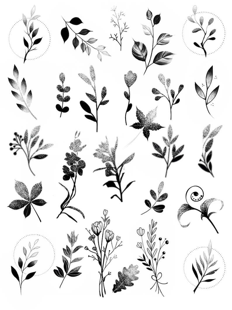 26 High-quality Tattoo Flash Designs Stencil Ready Digital Downloads - Etsy