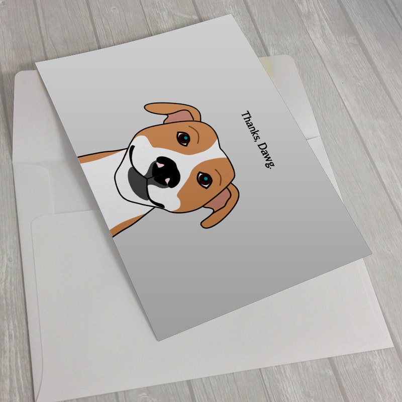 Dog Thank You Note - Etsy