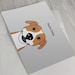 Thanks, Dawg Greeting Card - Thank You Card - Dog Thank You Card - Dog ...