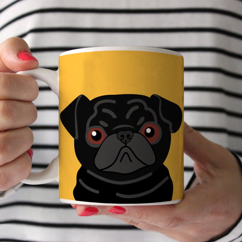 Pug Mugs - Etsy
