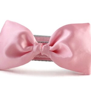 Pink Dog Bow Tie Collar Bubblegum Pink Bow Tie Dog Collar - Etsy