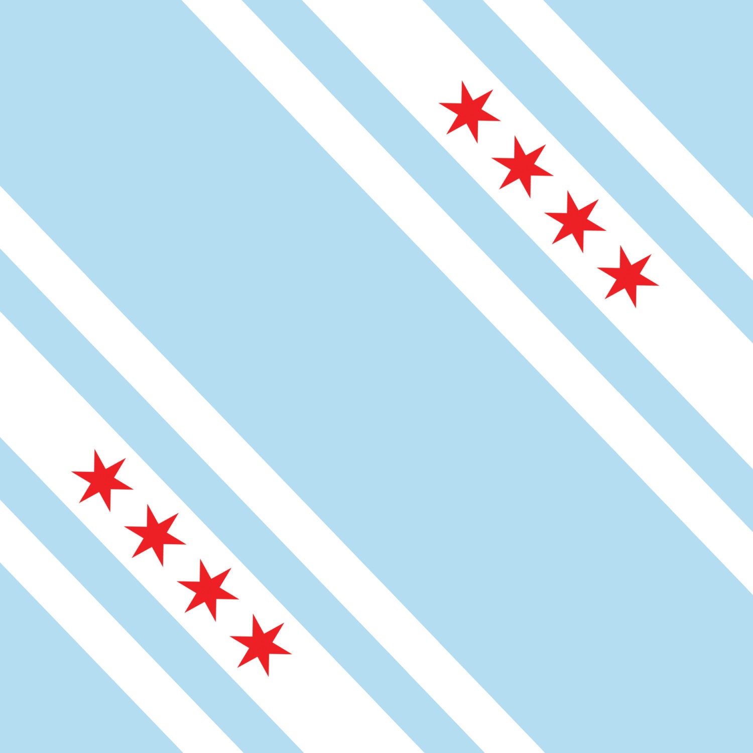 Chicago Flag Dog Bandana - Dog Scarf - Etsy