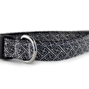 Navy Dog Collar - Celtic Dog Collar - Navy Clancy Dog Collar ...