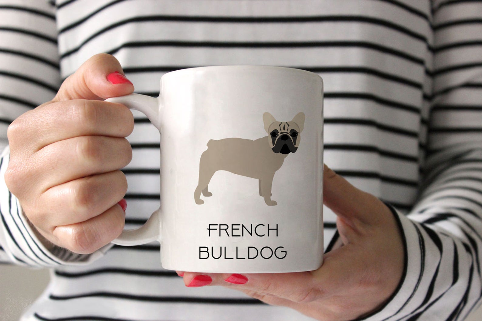 French Bulldog Coffee Mug - French Bulldog Ceramic Mug - Dog Mug - Gift ...
