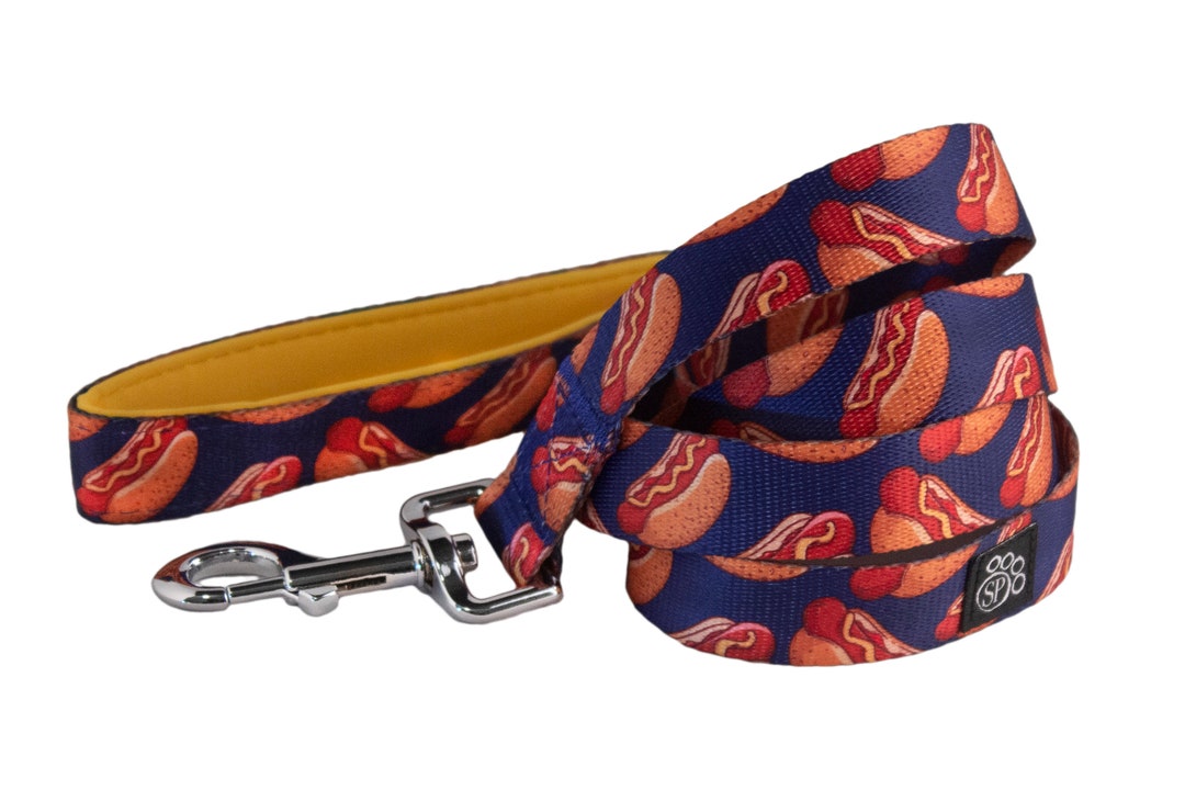 Hot Dogs Dog Leash - Chicago Pet Products - Hot Dog Lead - Chicago Dog ...