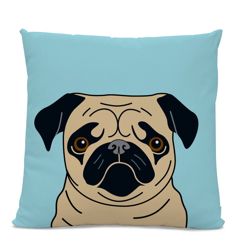 Pug Pillow - Etsy