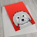 Dog Greeting Card - White Dog Greeting Card - Card for Dog Lovers - Dog ...