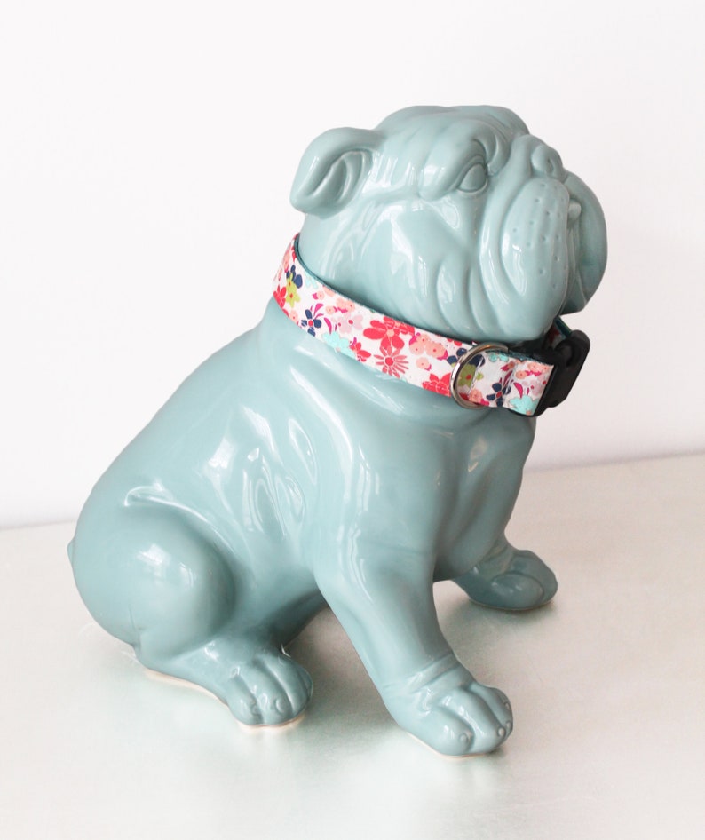 Multi-colored Floral Dog Collar - Etsy