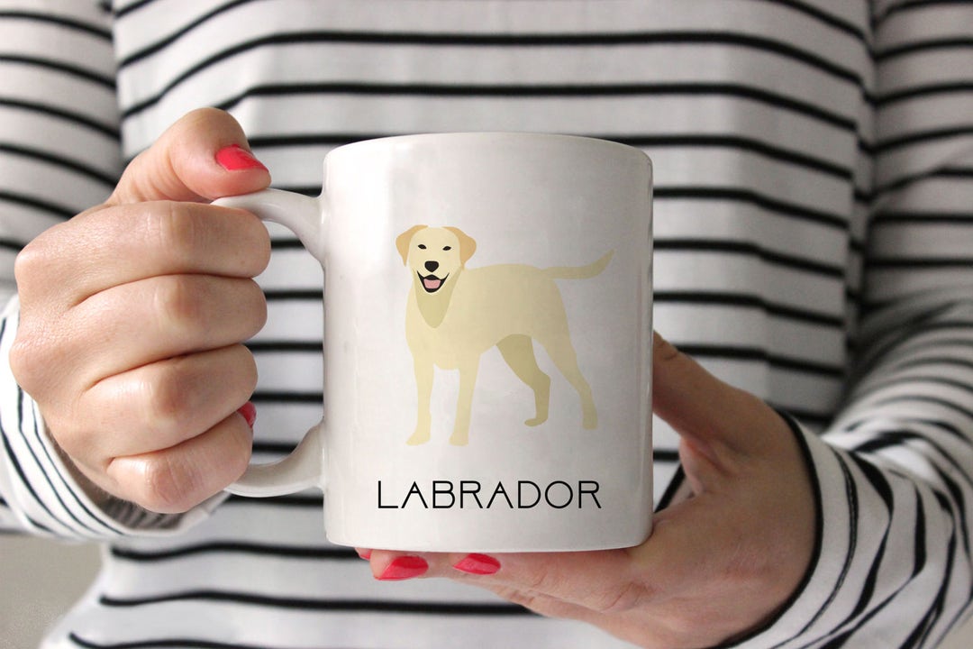 Labrador Coffee Mug - Labrador Ceramic Mug - Dog Mug - Gift for Coffee ...
