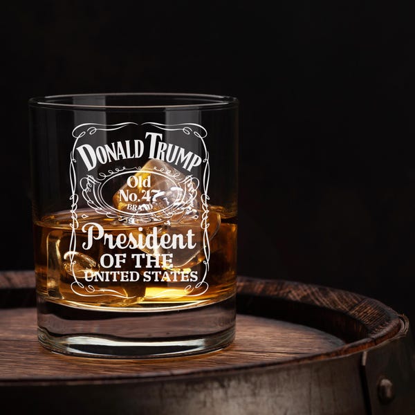 Donald Trump Whiskey Glasses - Etsy