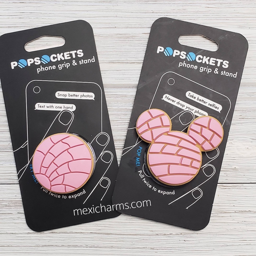 Popsocket Phone Holder Mouse Concha Head Pan Dulce Handmade - Etsy