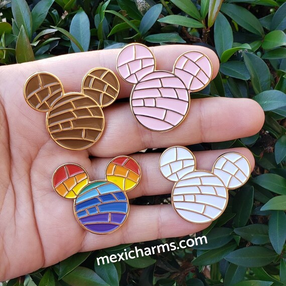 Mouse Head Concha Sweet Bread Pin Brooch Pride Pink Conchita - Etsy