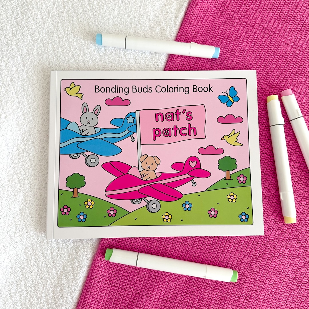 Nat's Patch - Bonding Buds Coloring Book - Etsy