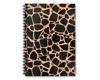 Spiral Notebook Ruled Line, Journal, Blue and White, Indigo - Etsy