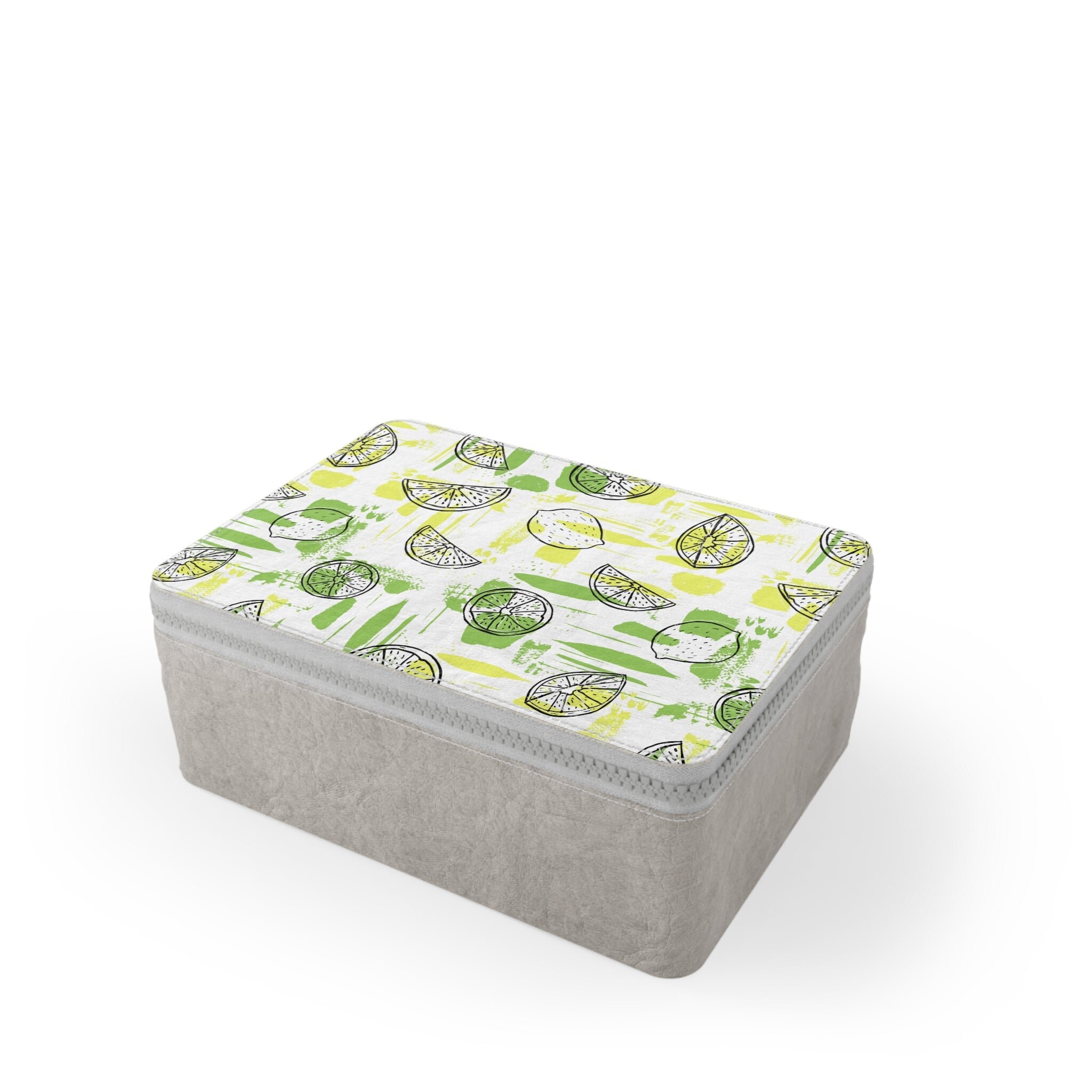 Lunch Box With Zipper & Strap, Lemon Lime Pie - Etsy