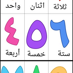 Montessori Arabic Number Game - Etsy