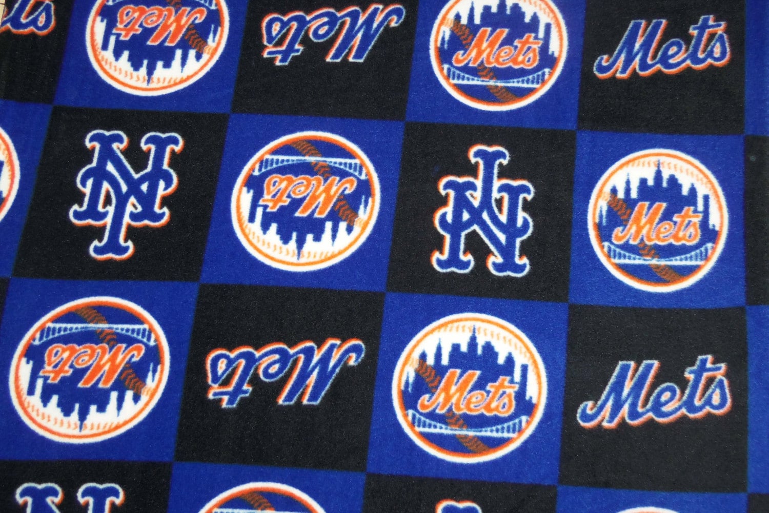 New York Mets Fleece Baby Blanket Patchwork Hand Tied Pet Lap - Etsy