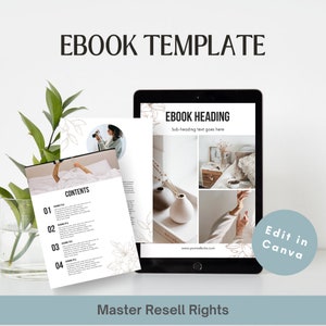 PLR 30-page Ebook Template | A4 Size | Canva Template | PLR Included ...