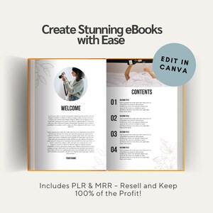 PLR 30-page Ebook Template | A4 Size | Canva Template | PLR Included ...