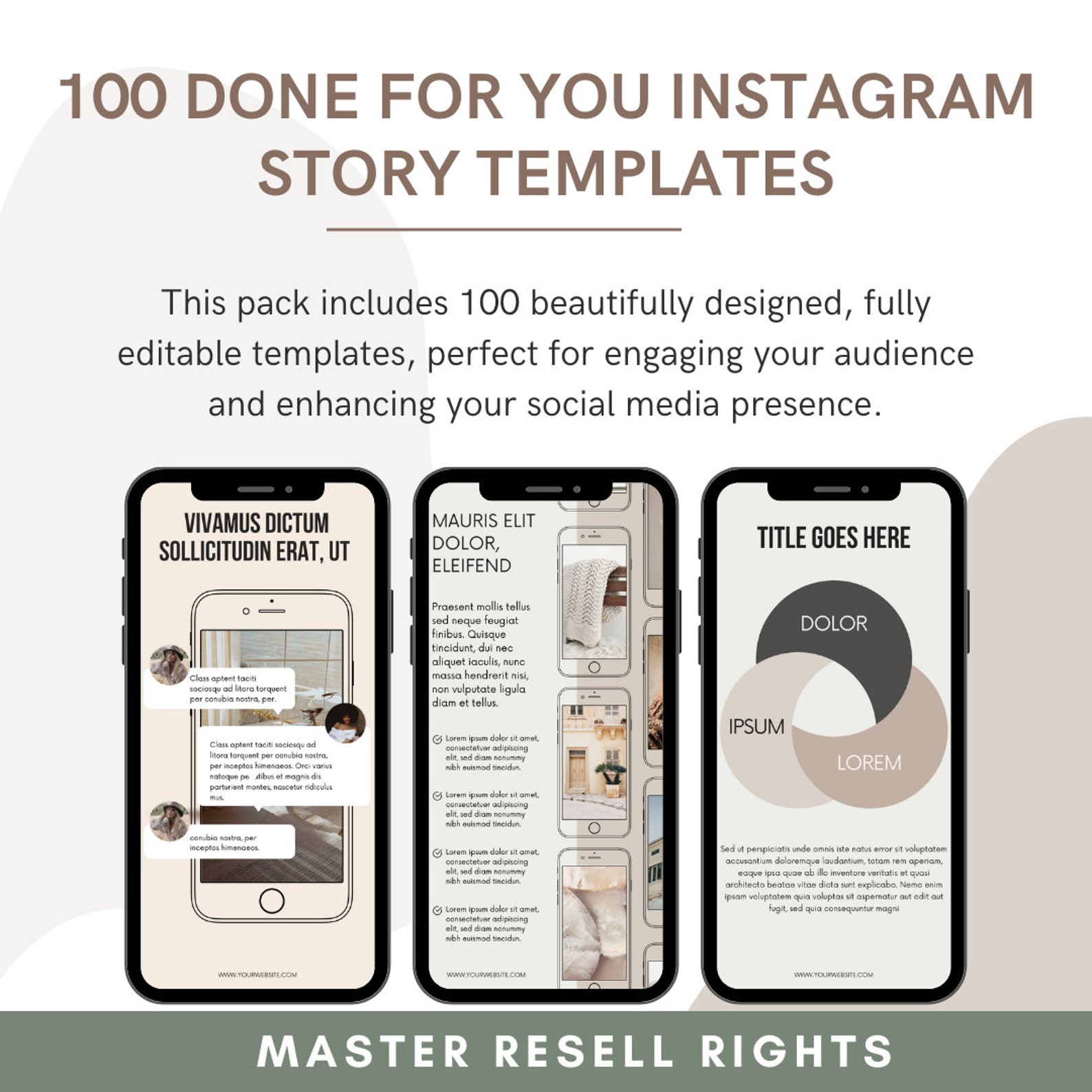 PLR Done-for-you Instagram Story Templates Editable in Canva PLR & MRR ...