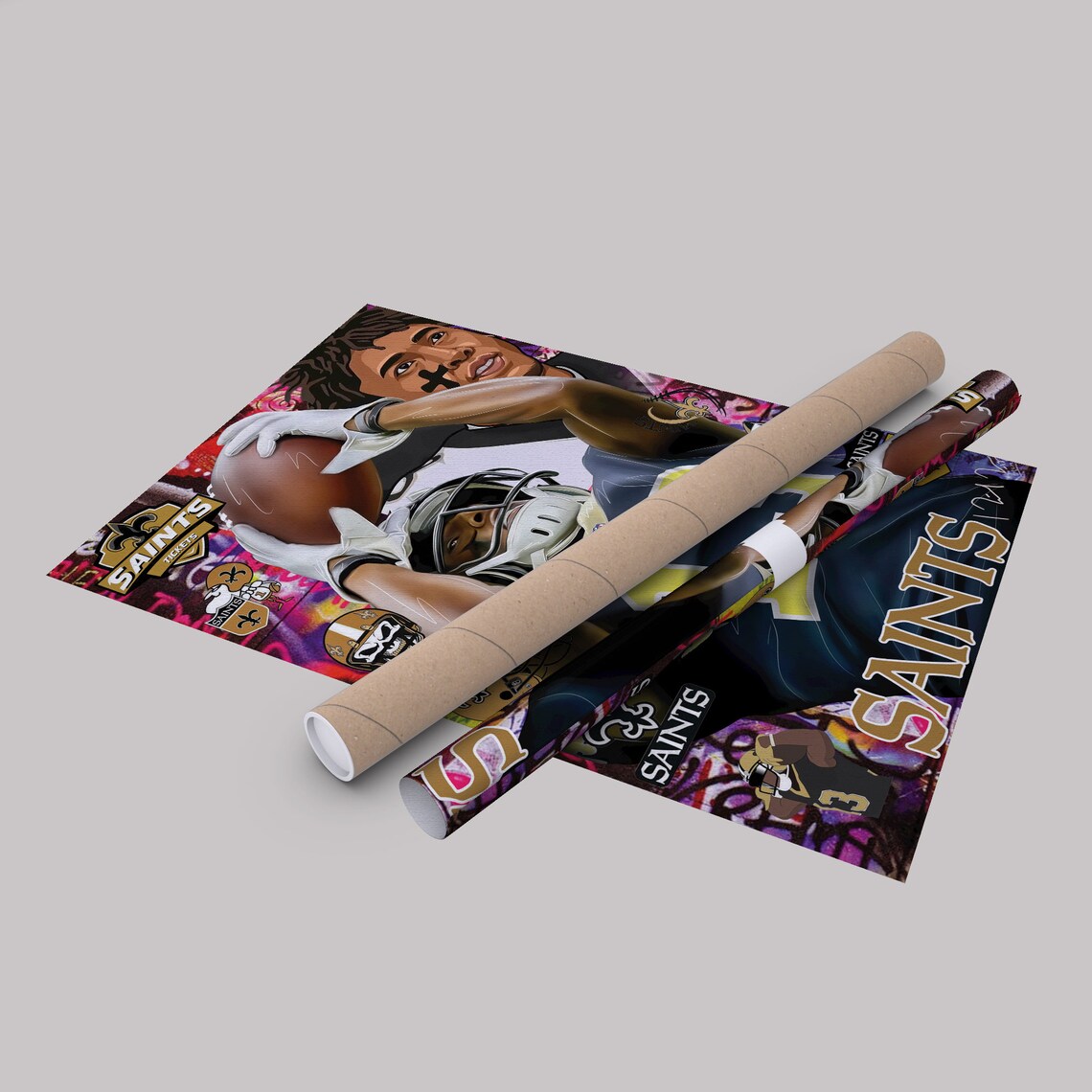 Michael Thomas Poster New Orleans Saints NFL Pop Art Leinwand Wand ...