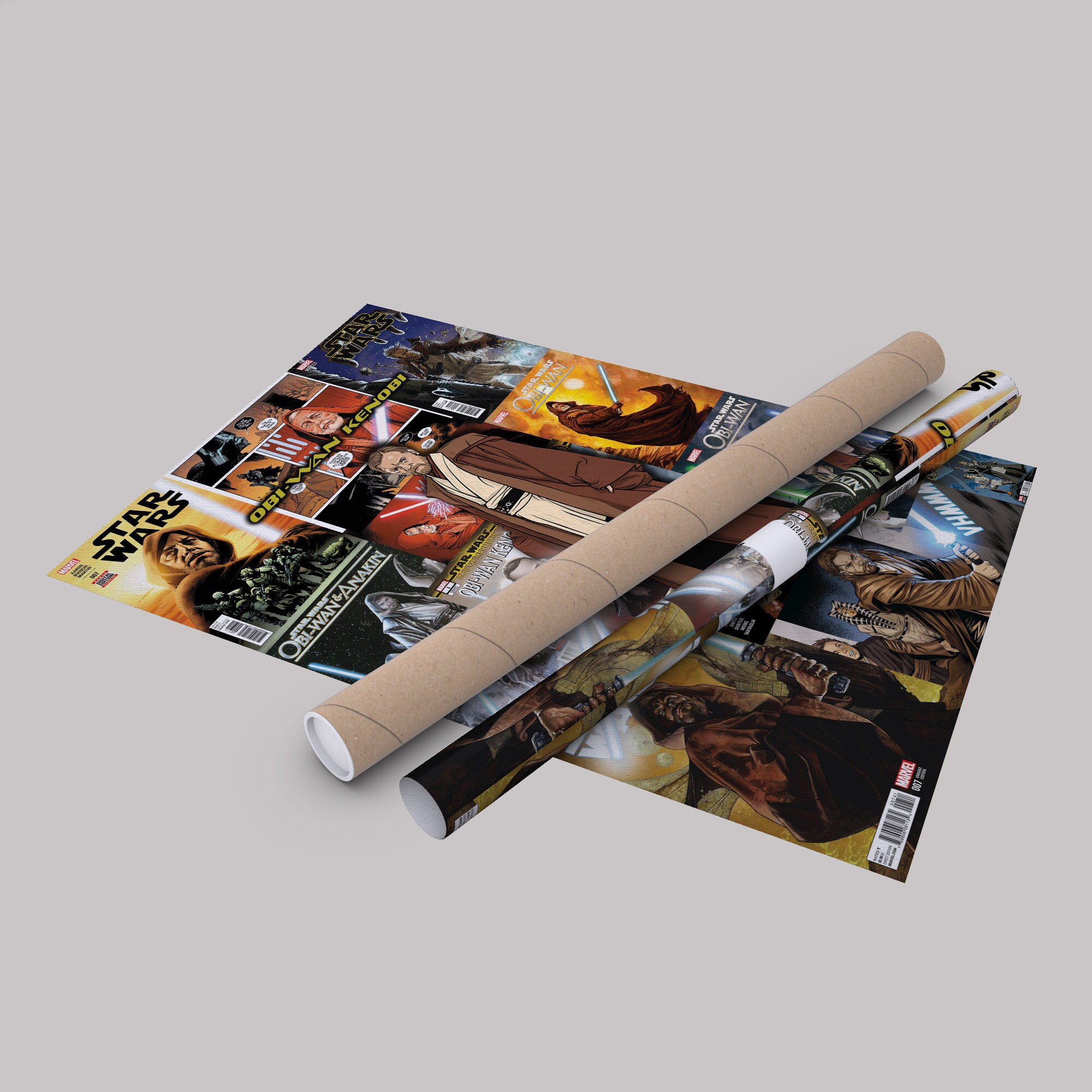 OBI-WAN KENOBI Poster Collage Art Star Wars Canvas Wall Art Print Home ...
