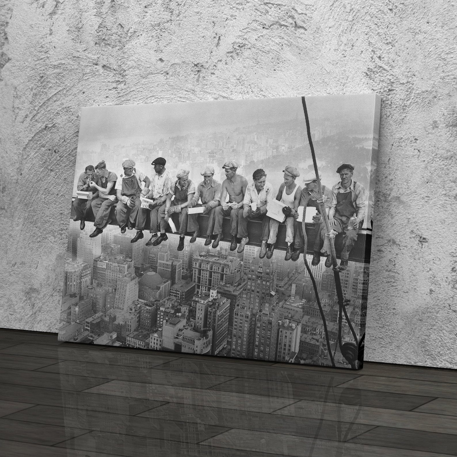 Lunch Atop a Skyscraper Poster New York Canvas Wall Art Home Decor ...