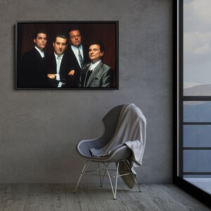 Goodfellas Poster Movie Stars Canvas Wall Art Home Decor Framed Art - Etsy
