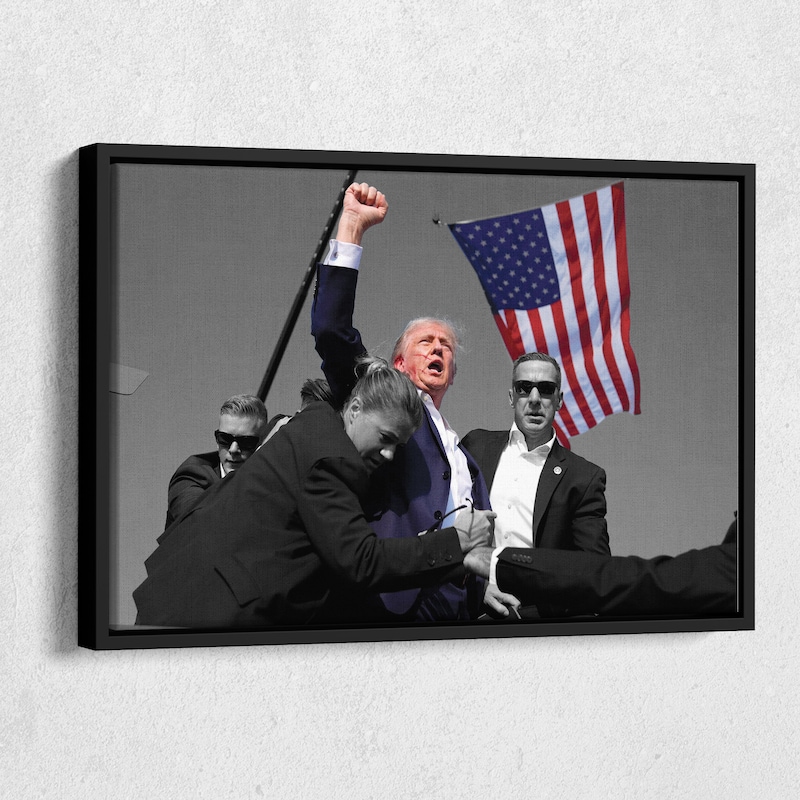Trump Canvas Wall Art - Etsy