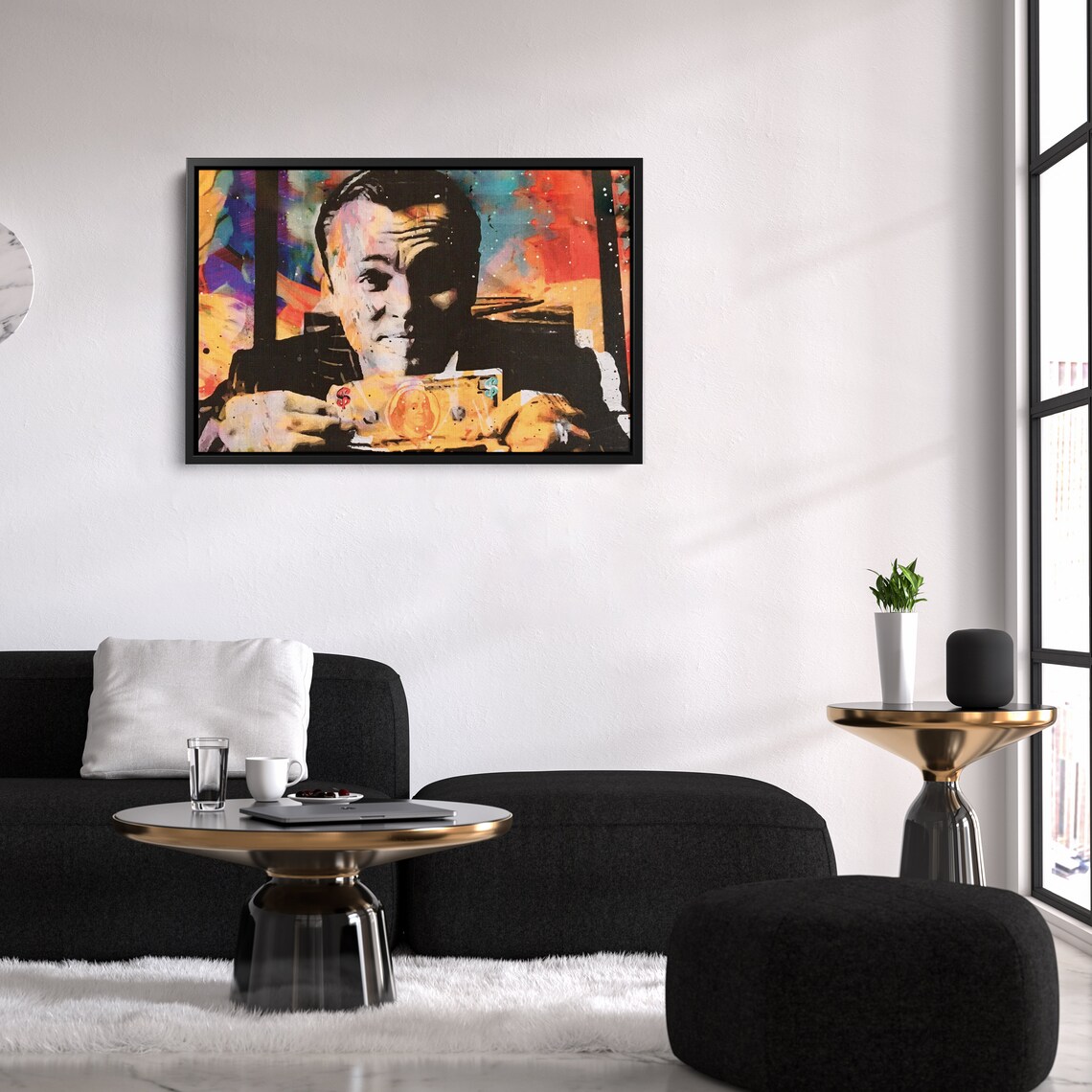 The Wolf of Wall Street Poster Leonardo Dicaprio Movie Canvas Wall Art ...