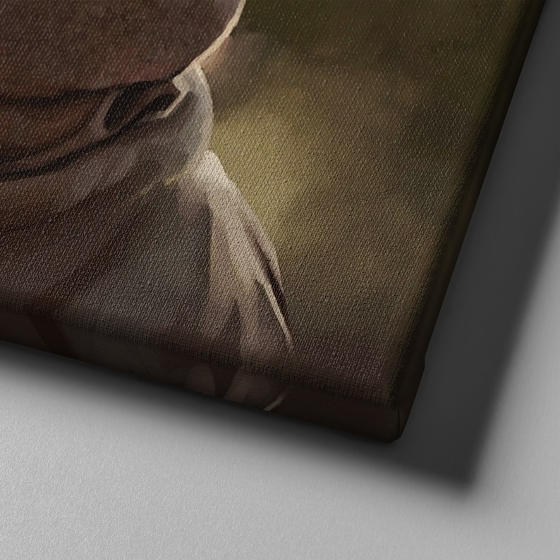 Star Wars Poster Baby Yoda Wall Art Canvas Canvas Wall Art Canvas Wall ...