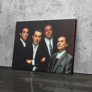Goodfellas Poster Movie Stars Canvas Wall Art Home Decor Framed Art - Etsy