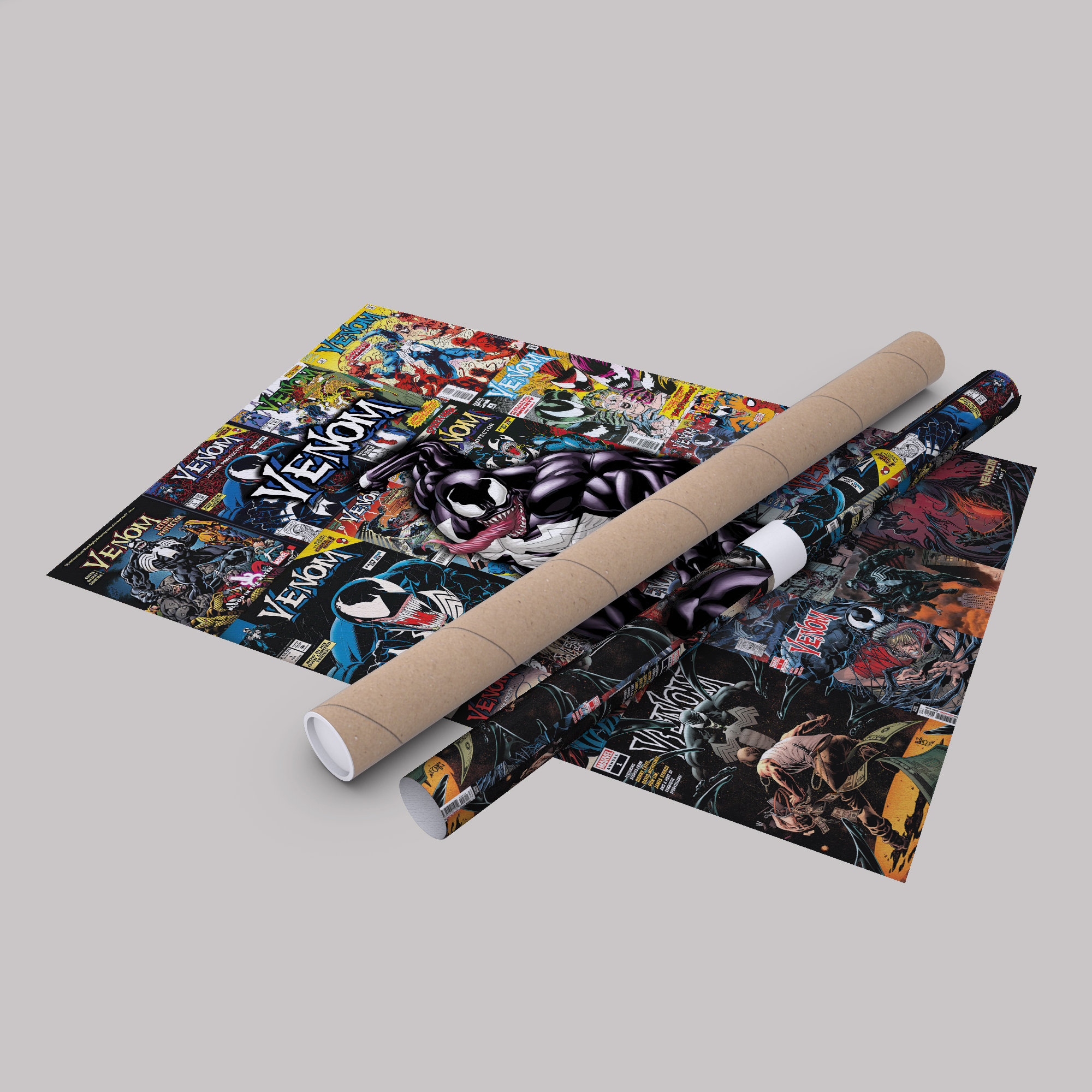 VENOM Collage Art Poster Comics Canvas Wall Art Print Home Decor Framed ...