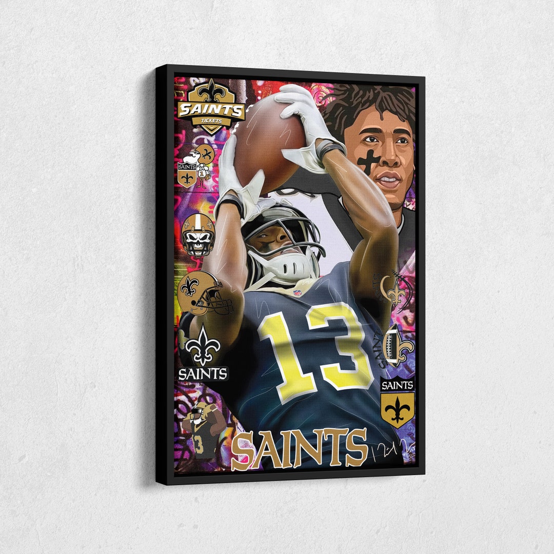 Michael Thomas Poster New Orleans Saints NFL Pop Art Leinwand Wand ...