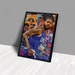 Paul George Poster Los Angeles Clippers NBA Pop Art Canvas Wall Art ...