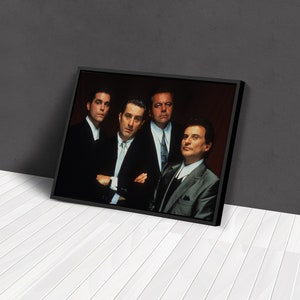 Goodfellas Poster Movie Stars Canvas Wall Art Home Decor Framed Art - Etsy