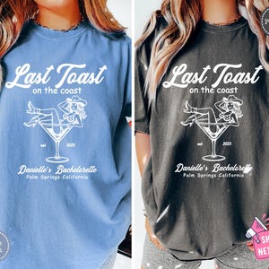 Personalized Last Toast Bachelorette Shirt, Cowgirl Martini Shirt ...