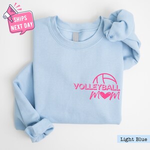 Personalized Volleyball Mom Sweatshirt, Volleyball Game Day Hoodie ...