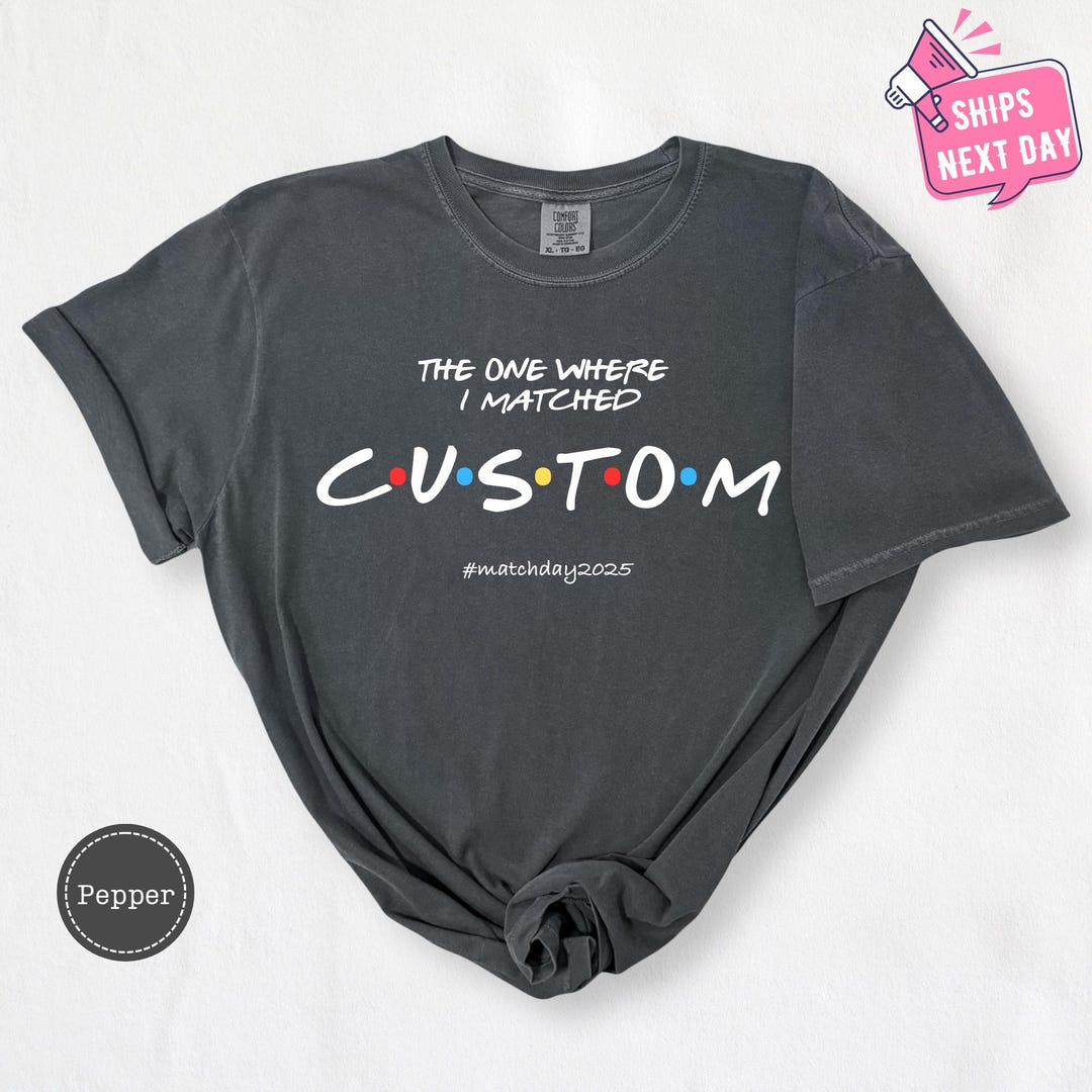 Custom Match Day Residency Shirt, Match Day Residency 2025 Shirt, Match ...