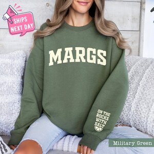 Margs on the Rocks With Salt Crewneck Sweatshirt, Ladies Weekend ...