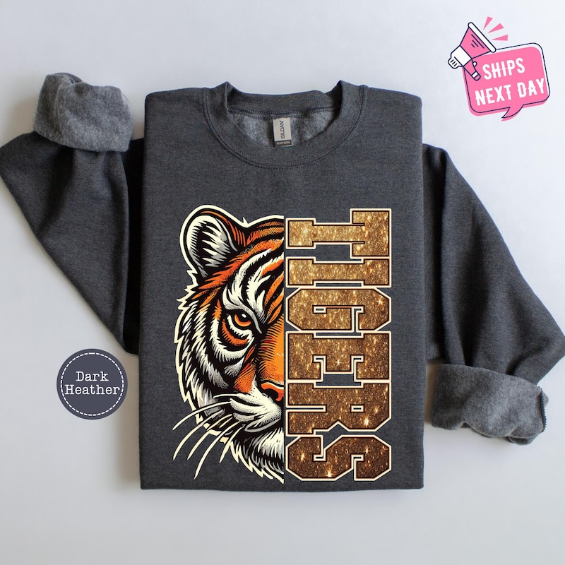Tiger Sweatshirt - Etsy