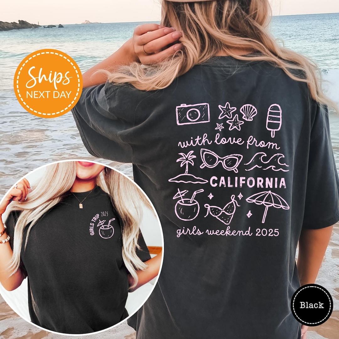 Custom Girls Weekend Shirt, Personalized Girls Weekend Tshirt, Beach ...