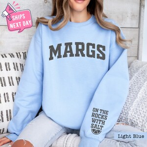 Margs on the Rocks With Salt Crewneck Sweatshirt, Ladies Weekend ...