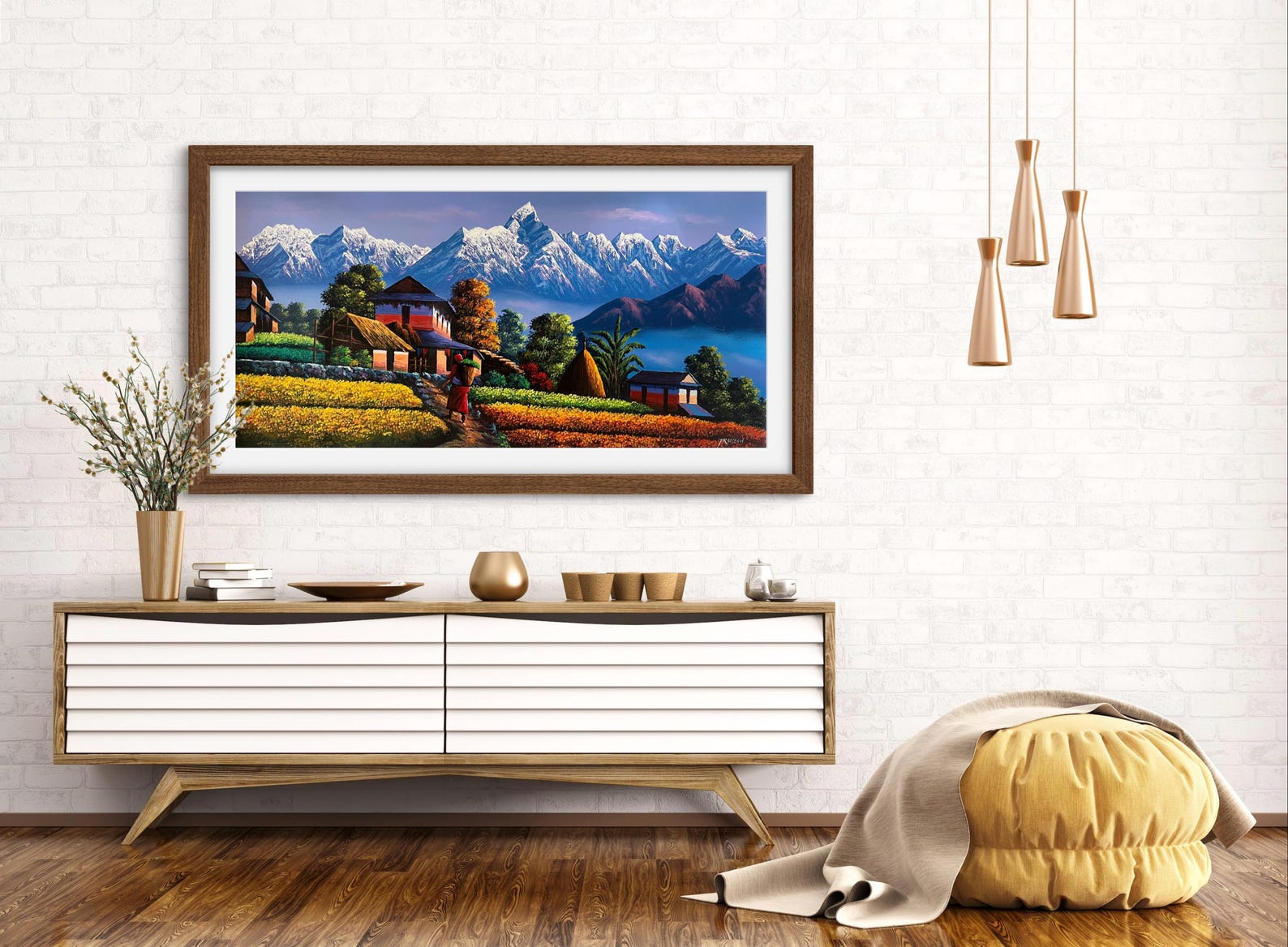 Ghandruk Village, Annapurna Range With Machhapuchhre - Etsy
