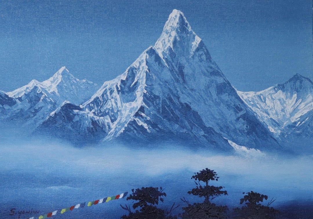Mount Everest - Etsy