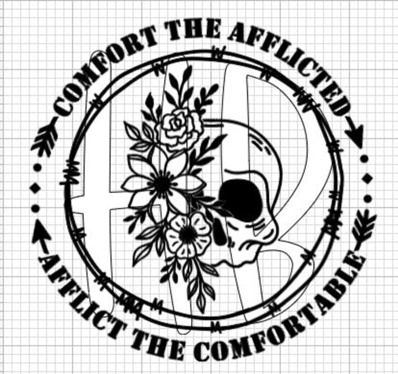 Comfort the Afflicted, Afflict the Comfortable - Etsy